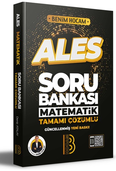 Benim Hocam Yayınları ALES Matematik Tamamı Çözümlü Soru Bankası - Deniz Atalay Benim Hocam Yayınları ALES Matematik Tamamı Çözümlü Soru Bankası - Deniz Atalay