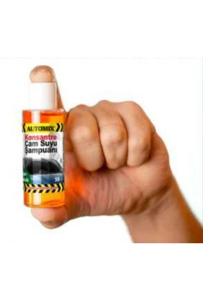 Automix Oto Cam Suyu Şampuanı Çam Kokulu 50 ml Automix Oto Cam Suyu Şampuanı Çam Kokulu 50 ml