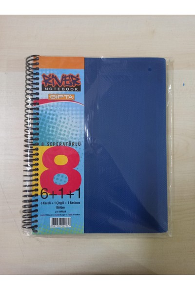 6+1+1 210 Yaprak Gıpta Defter