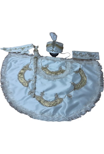 Kostumbu 6 Parça Sünnet Seti Krem Gold