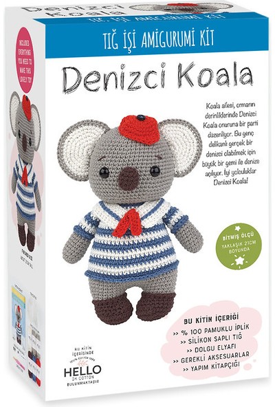 Tuva Amigurumi Kiti_denizci Koala Tuva Amigurumi Kiti_denizci Koala