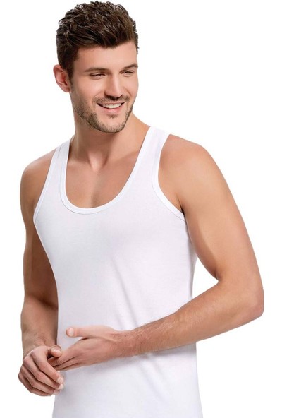 Ilke Askılı Atlet 101 | Beyaz