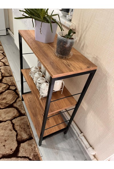 Miray Evim Erzak Malzeme Dolabı Çok Amaçlı Dolap 3 Raf Atlantik Çam