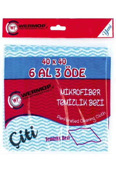 Wermop Hassas Mikrofiber Temizlik Bezi 40X40 cm Wermop Hassas Mikrofiber Temizlik Bezi 40X40 cm