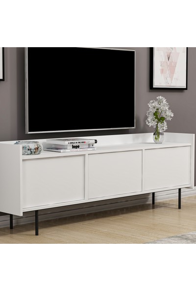 İnarch Dizayn Atlas Beyaz Tv Ünitesi İnarch Dizayn Atlas Beyaz Tv Ünitesi