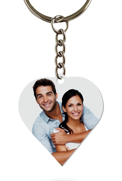 BK Kişiye Özel Kalp Sert Plastik Anahtarlık BK Kişiye Özel Kalp Sert Plastik Anahtarlık