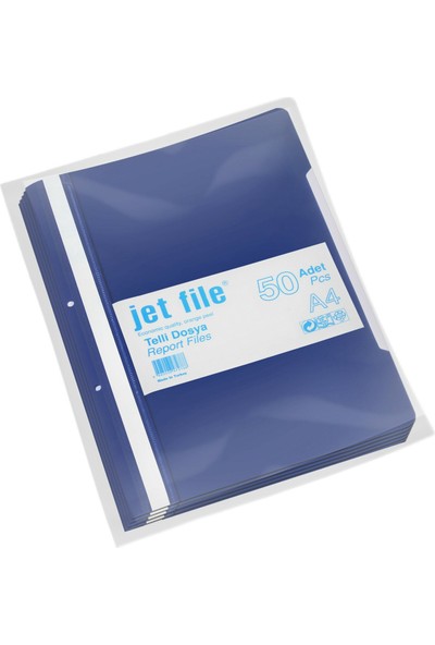 Jet File Telli Dosya Lacivert Ebat A4 50 Li Jet File Telli Dosya Lacivert Ebat A4 50 Li