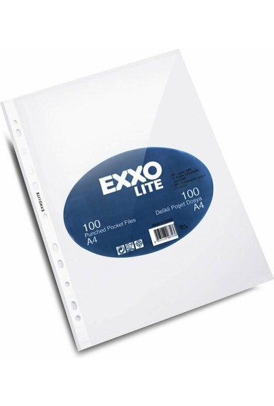 Exxolite Poşet Dosya 100LÜ Ebat A4 Exxolite Poşet Dosya 100LÜ Ebat A4