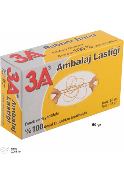 3A 1067 Ambalaj Lastiği 50GR **