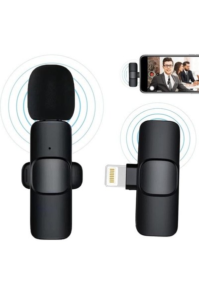 Torima K8 Kablosuz Taşınabilir Yaka Mikrofonu Lightning Iphone Torima K8 Kablosuz Taşınabilir Yaka Mikrofonu Lightning Iphone