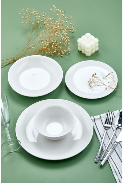 Cooker Porselen 24 Parça Yemek Takımı CKR4020 Cooker Porselen 24 Parça Yemek Takımı CKR4020