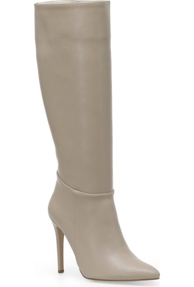 Lumberjack Luna 2pr Bej Kadın Topuklu Çizme