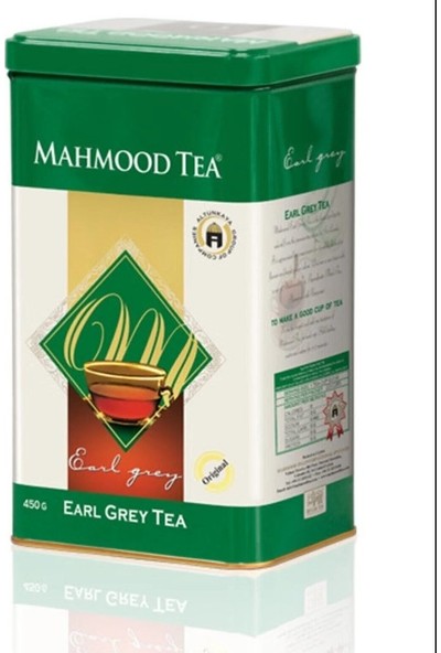 Mahmood Tea Early Grey Tea Teneke Kutu 450 gr Mahmood Tea Early Grey Tea Teneke Kutu 450 gr