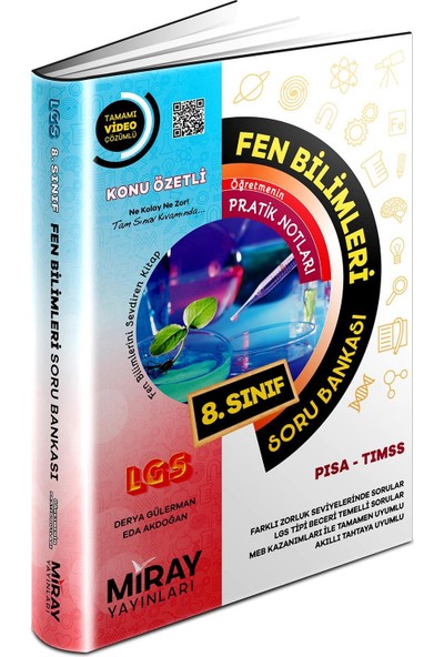 Miray Yayınları 8. Sınıf Fen Bilimleri Soru Bankası