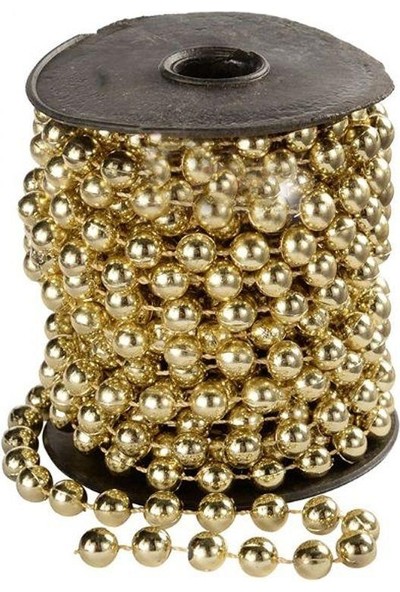 Funworld Yılbaşı Boncuk Zincir Süs 5 M Kırmızı