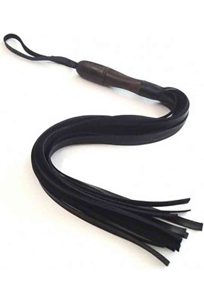 Aria's Closet Fantazi Siyah Deri Kırbaç