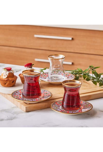 Emsan Ahenk 12 Parça Çay Seti