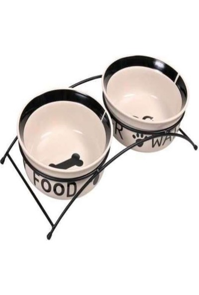 Bobo Seramik Ikili Kedi&köpek Mama Kabı 2x0.6 Lt Bobo Seramik Ikili Kedi&köpek Mama Kabı 2x0.6 Lt