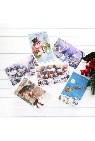 Kartpostal, Yılbaşı 6 Adet