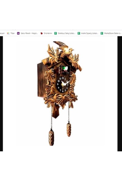 Charge 10INÇ Guguklu Duvar Saati Charge 10INÇ Guguklu Duvar Saati