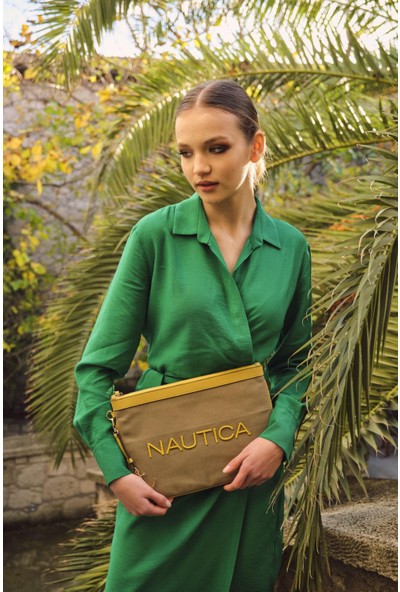 Nautıca CN3046T A.hakı-Lımon Kadın Portföy&el Çantası