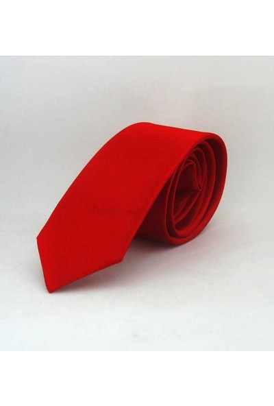 Gaffy Kırmızı Çocuk Boy Düz Renk Saten Kravat - Ck-01 Gaffy Kırmızı Çocuk Boy Düz Renk Saten Kravat - Ck-01