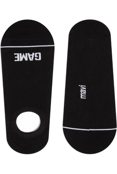 Mavi Siyah Babet Çorap