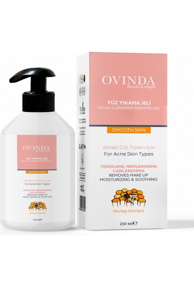 Ovinda Yüz Yıkama Jeli Akneli Ciltler 250 ml Ovinda Yüz Yıkama Jeli Akneli Ciltler 250 ml
