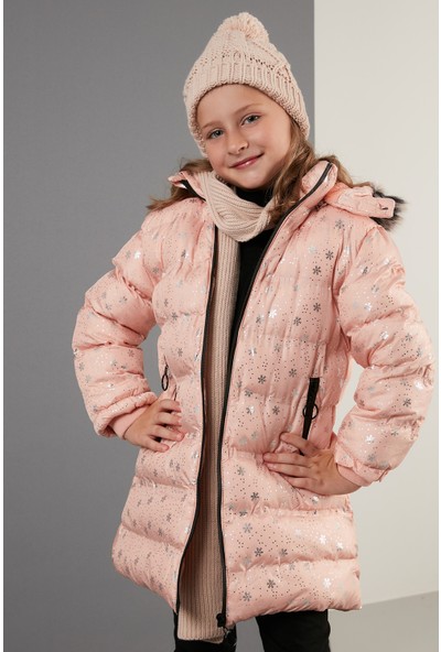 Lela Yakası Suni Kürklü Çıkarılabilir Kapüşonlu Peluş Astarlı Kışlık Uzun Mont Kız Çocuk Mont 5760051 Lela Yakası Suni Kürklü Çıkarılabilir Kapüşonlu Peluş Astarlı Kışlık Uzun Mont Kız Çocuk Mont 5760051