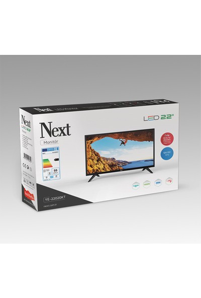 Next YE-22020D1 12 Volt / 220V 55 Ekran Full Hd LED Monitör Tv Next YE-22020D1 12 Volt / 220V 55 Ekran Full Hd LED Monitör Tv