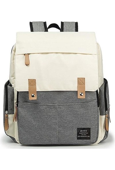 Sanlindou Büyük Kapasiteli Anne Çantası Retro Seyahat Çevirme Çift Omuz Anne ve Bebek Çantası (Bej) (Yurt Dışından) Sanlindou Büyük Kapasiteli Anne Çantası Retro Seyahat Çevirme Çift Omuz Anne ve Bebek Çantası (Bej) (Yurt Dışından)