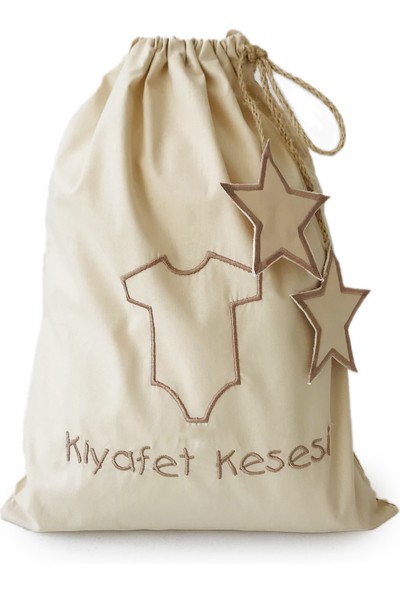 Atölye Eda Nakışlı Kıyafet Kesesi