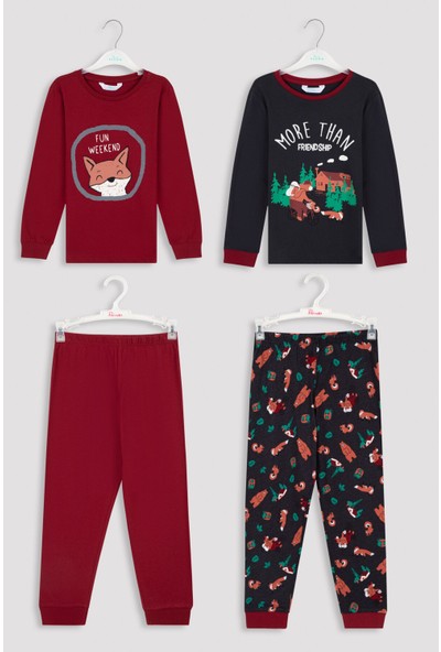 Penti Çok Renkli Erkek Çocuk B. Friendship 2li Pijama Takımı