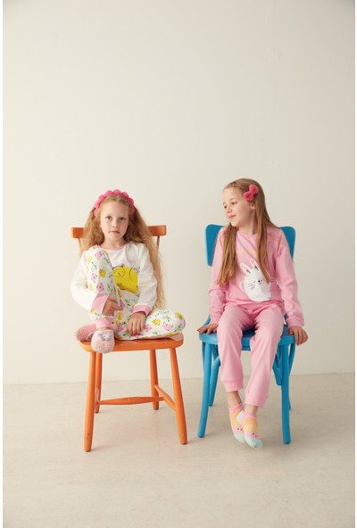 Penti Çok Renkli Fat Animal 2li Pijama Takımı