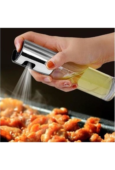 Öz Ticaret Cam Yağ Limon Sos Spreyi Yağ Şişesi Yağdanlık