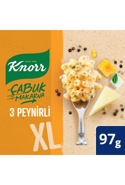 Knorr Çabuk Makarna Xl 3 Peynirli Knorr Çabuk Makarna Xl 3 Peynirli