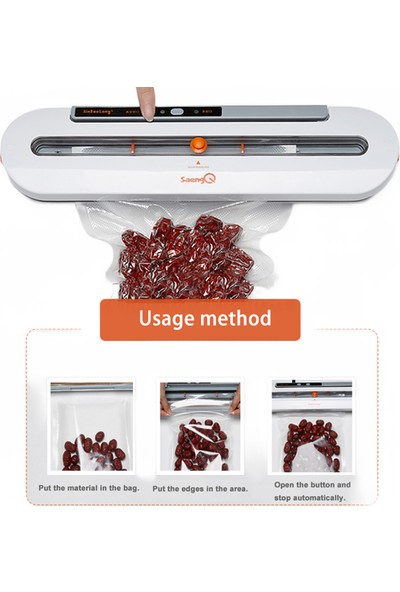 Haitun Gıda Vakum Mühürleyen Paketleme Makinesi 220 V / 110 V (Yurt Dışından) Haitun Gıda Vakum Mühürleyen Paketleme Makinesi 220 V / 110 V (Yurt Dışından)