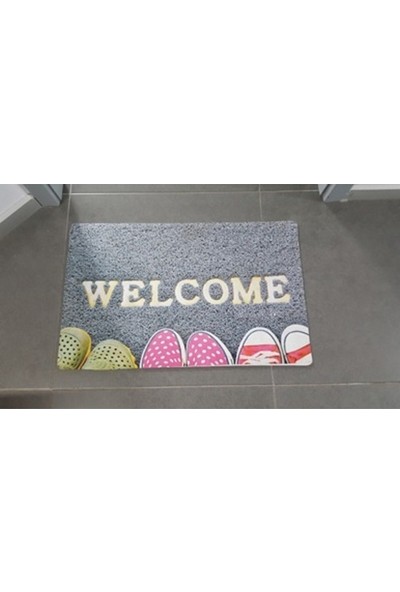 Lorin Kapı Önü Paspas Gri Lorin Kapı Önü Paspas Gri