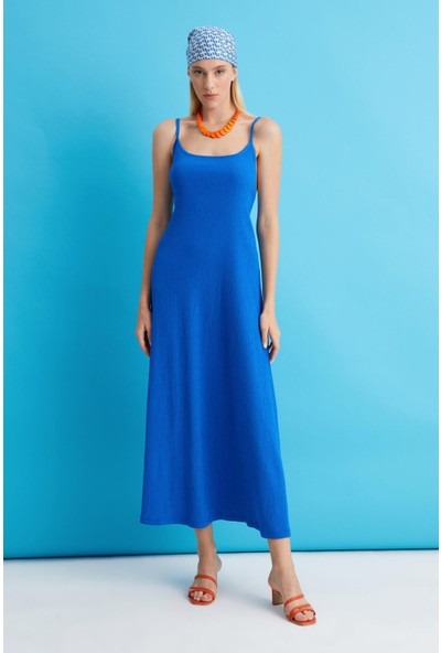 Alexandergardi Askılı Uzun Elbise (B21-42111)