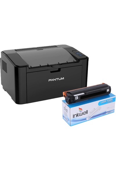 Pantum P2500 W Yazıcı Wi-Fi Mono Lazer Yazıcı Inkwell Toneri Pantum P2500 W Yazıcı Wi-Fi Mono Lazer Yazıcı Inkwell Toneri