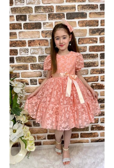 MNK Papatya Dantel Kız Çocuk Elbise
