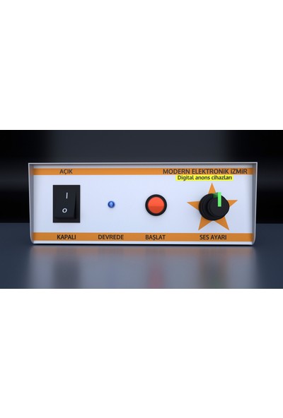 Modern Elektronik Tüpçü Membasu Anons Cihazı Aygaz Hoparlörsüz Modern Elektronik Tüpçü Membasu Anons Cihazı Aygaz Hoparlörsüz