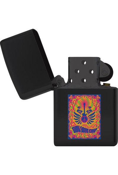 Love Baskılı Siyah Çakmak BLL588