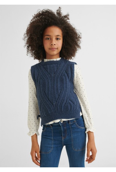 Mayoral Kız Çocuk Örgü Süveter