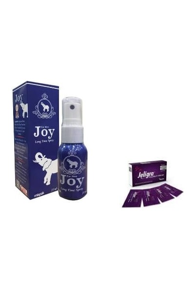 Joy Geciktirici Sprey 25 Ml+ 4 Adet Gel Hediye Joy Geciktirici Sprey 25 Ml+ 4 Adet Gel Hediye