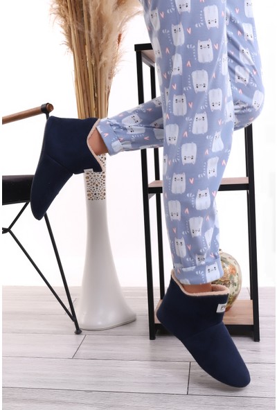 Wordex Uc 01 Erkek Kadın Çocuk Ev Pandufu Botu Ev Ayakkabısı