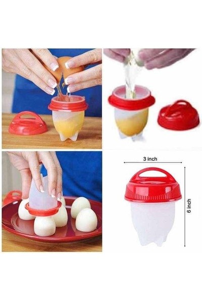 Uray Toptan Silikon Yumurta Haşlama Kabı
