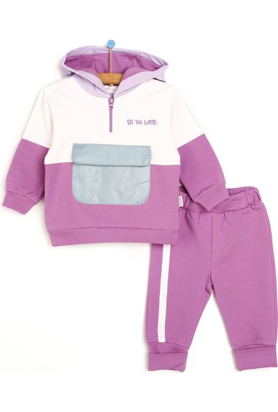 Bebetto Marshmallow Kız Bebek Eşofman Takımı Bebetto Marshmallow Kız Bebek Eşofman Takımı