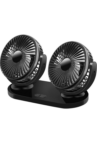 Vendas 12V-24V Çift Başlıklı Yapışkan Tutuculu Araç Içi Fanı Oto Fan Vantilatör Vendas 12V-24V Çift Başlıklı Yapışkan Tutuculu Araç Içi Fanı Oto Fan Vantilatör