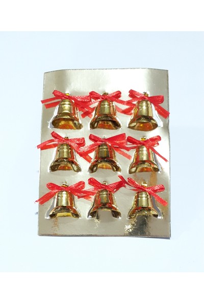 Funworld Yılbaşı Yeni Yıl Süsü Çam Ağacı Süs Çan 9'lu Funworld Yılbaşı Yeni Yıl Süsü Çam Ağacı Süs Çan 9'lu